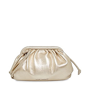 Steve Madden Nikki-A Metallic Clutch Crossbody, Gold