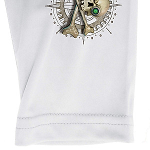 Rattlin Jack Men's Long Sleeve Fishing Shirt UVprotection Skeleton Bone XL White