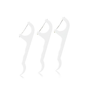 DentAdvance Original Dental Floss Picks - Premium Angled, Easy Reach Back Teeth | Tooth Flossers | Unflavored, 90 ct, w/ Travel Case