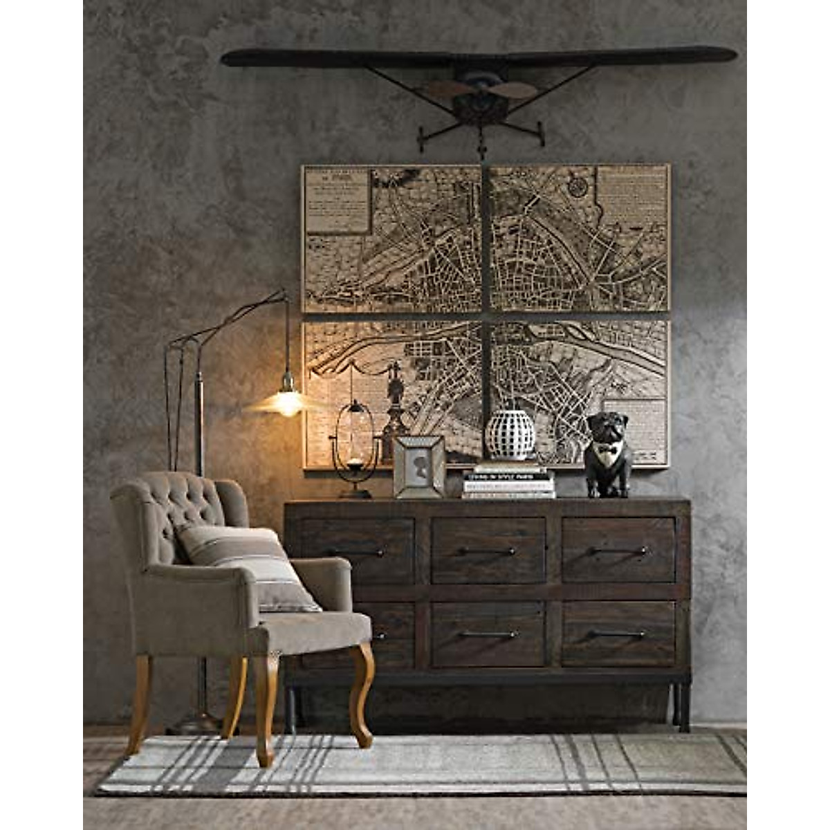 Decorative Metal & Glass Thirty Minute Hourglass