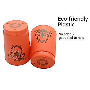 Quick Stacks Cups Sports Stacking Cups Speed Training Game Classic Interactive Challenge Competition Party Toy Set of 12 with Carry Bag-Red