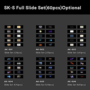 Godox AK-R21 Projection Attachment for Round and Fresnel Head Flash, Like Godox AD200 Pro/AD200, AD100Pro, Godox V1, Godox V1Pro, V860II, V860III, TT685II, V850II, V850III Flash