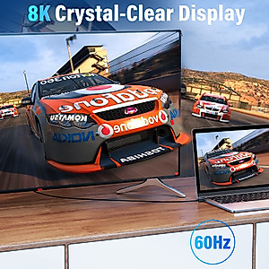 ACASIS [Intel Certified Thunderbolt 4 Cable 6.6ft, 40Gbps Data Transfer, 100W PD Charging, 8K Video, Compatible with Thunderbolt 4/3, USB-C, USB4 Devices, Black (6.6ft/2m)