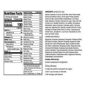 WonderSlim Meal Replacement Smoothie, Berry Yogurt, 15g Protein, Gluten Free (7ct)