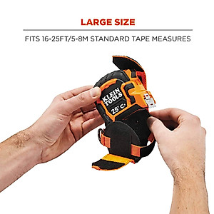 Ergodyne - 19770 Squids 3770 Tape Measure Holder, Orange Large