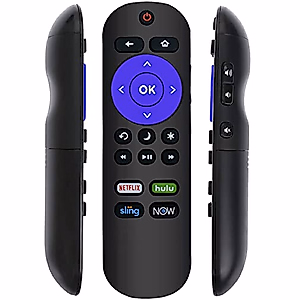 Remote Control Compatible with All Sharp Roku TV LC-50LBU591U LC-50LBU711U LC-55LBU591U LC-55LBU711U LC-43LBU591U LC-32LB601U LC-24LB601U LC-50LB601U LC-40LB601U LC-65Q7370U LC-43LB601U