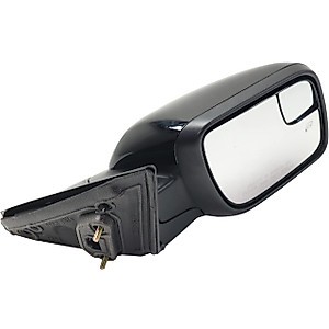 Kool Vue Passenger Side Power Heated Mirror for Ford Explorer 2016-2019 Manual Fold With Signal Light, Spotter Glass & Puddle Lamp; Without Memory & Auto-Dimming Paintable