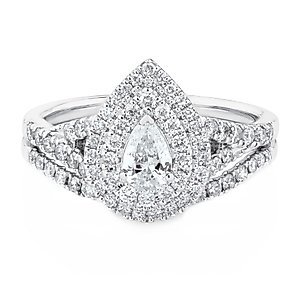 Molioaki 1 Carat (ctw) D-VVS1 moissanite engagement rings for women Platinum Plated Silver moissanite rings-Y-9