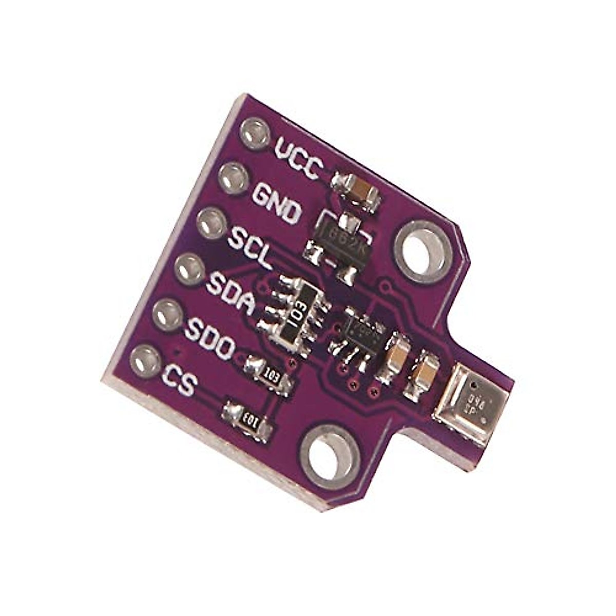 ACEIRMC BME680 Digital Temperature Humidity Pressure Sensor Breakout Board Compatible for Arduino Raspberry Pi ESP8266 3~5VDC BME680 (1pcs)