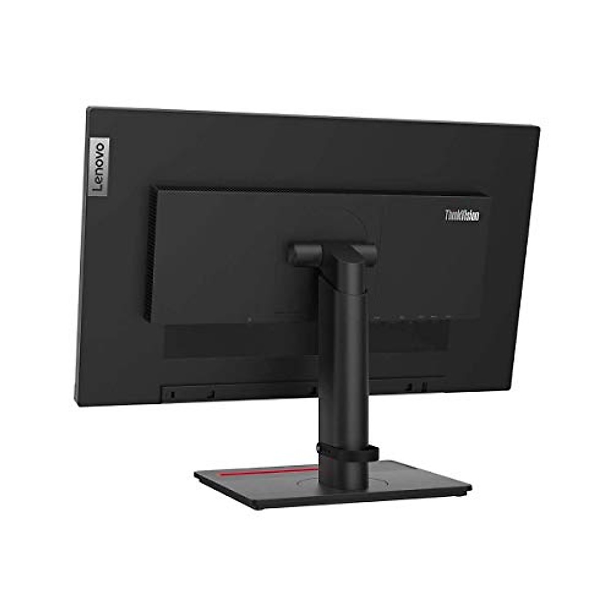 Lenovo ThinkVision T24i 23.8in 1920 x 1080 FHD IPS WLED-Backlit LCD 2-Pack Raven Black Monitor Bundle with HDMI, VGA, DisplayPort, USB Hub, Fully Adjustable Desk Mount Monitor Stand