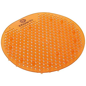 AirWorks AWSFUS231-BX Splash Free Urinal Screen, Citrus Grove, Light 0.22 lb., 8" Height, 6" Width, Orange (Pack of 10)