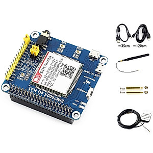 SIM7600A-H 4G/3G/GNSS HAT for Raspberry Pi 4B/3B+/3B/2B/B+/A+/Zero/Zero W/WH and Jetson Nano, 4G Communication and GNSS Positioning Module LTE-FDD B2/B4/B12 Brand Support LTE CAT4 up to 150Mbps