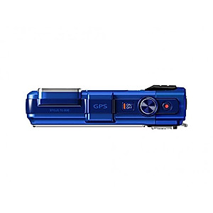 Olympus Stylus TG-830 iHS Digital Camera with 5x Optical Zoom and 3-Inch LCD (Blue) (Old Model)