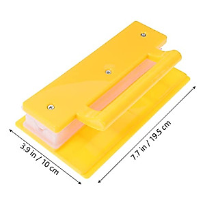 DOITOOL 1PC BBQ Skewers Wears Meat Device Meat Skewer Tools Quick Portable Meat Skewer Box 19.5Ã—6CM Plastic Manual Hand-held Multifunctional Barbecue Accessory Skewer Machine Kebab Maker for Picnic