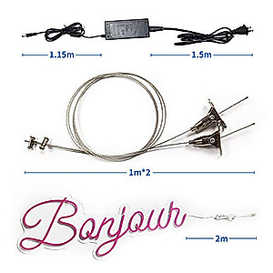 SELICOR Personalized Neon Signs Led Neon Signs Light for Bedroom Wedding Birthday Party Home Décor Custom Neon Sign Bar Store Logo Neon Sign (1 Line Text, Max 48")