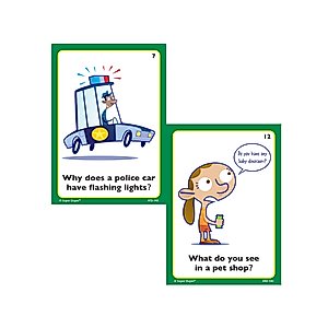 Super Duper Publications | WH Questions in The Community Fun Deck Flash Cards | Who, What, Where, When, Why Basic and Personal Questions | Educational Learning Resource for Children