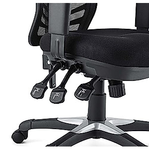 Modway EEI-757-BLK Articulate Ergonomic Mesh Office Chair in Black