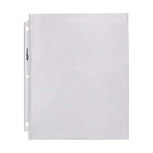 Amazon Basics Sheet Protector, Heavy Duty, 100 Pack, Clear