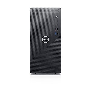 Dell Inspiron 3891 Compact Tower Desktop - Intel Core i5-11400, 12GB DDR4 RAM, 1TB HDD, Intel UHD Graphics 730 with Shared Graphics Memory, Windows 10 Home - Black (Latest Model) (Renewed)
