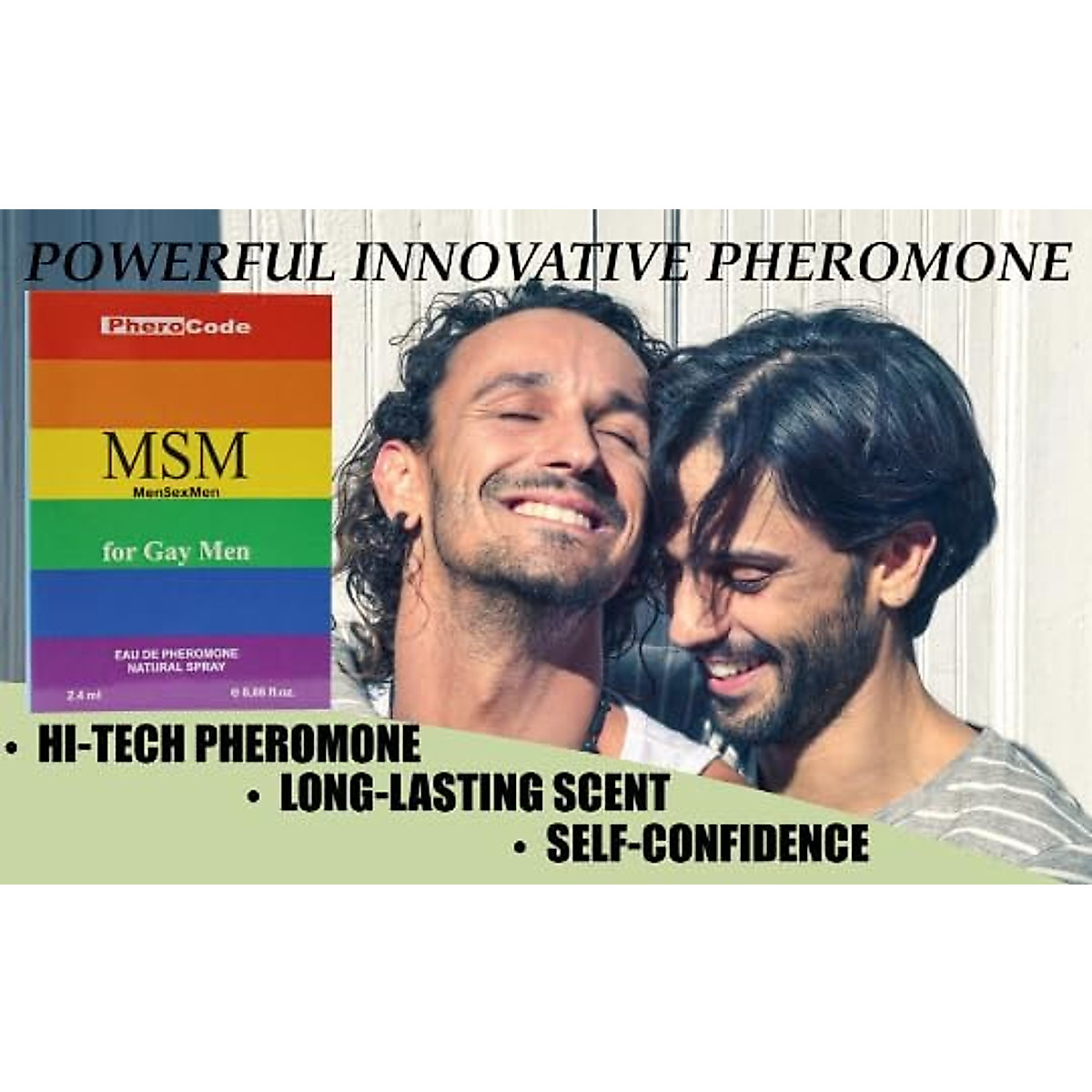 CopulinAndrone PheroCode - Advanced Pheromone Spray for Gay & Bi Men - Long-Lasting Pheromone Perfume Blend with Futuristic Perfect for Confidence & Attraction - 0.08 fl oz