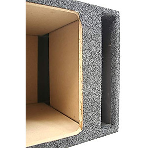 American Sound Connection Car Audio Single 12" Vented Square Sub Box Enclosure fits Kicker L7 Subwoofer
