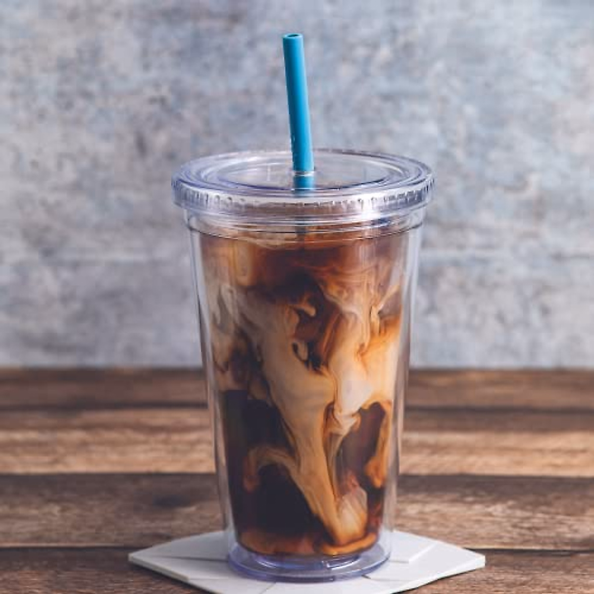 GIR: Get It Right Reusable Silicone Straws with Travel Case and Cleaning Wand, Eco-Friendly Drinking Straws for Hot and Cold Beverages, 2-Pack (Super)