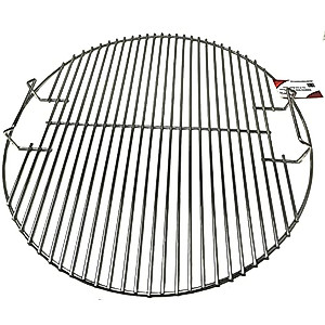 Aura outdoor products 22" Stainless Steel Upgraded Replacement Cooking Grate for Weber Kettle, Recteq Bullseye 22 Inches