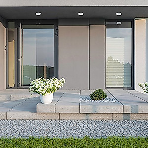 Globe Electric 90663, 4" Flush Round Trim Recessed Lighting Kit Tempered Frosted Glass, White, 3.88" Hole Size