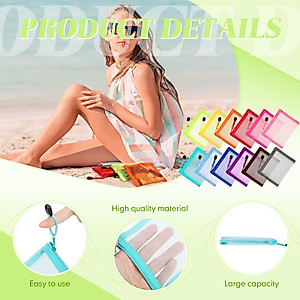 Jexine 24 Pcs Mini Zipper Mesh Bags Lipstick Cosmetic Accessories Organizer Nylon Makeup Zipper Pouch Small Cosmetic Bag for Purse Beauty Mesh Travel Bags for Women(Bright Color, 5 x 4 Inch)