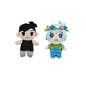 2PCS 8.26 in Omori Stuffed Pillow Cartoon Cosplay Merch Prop Game Figure Plush Toy