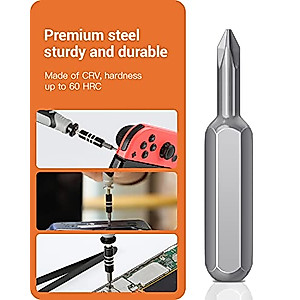 RARTOP Upgraded Precision Screwdriver Set, 130 in 1 with 120 bits Repair Tool Kit, Magnetic Screwdriver Set with mini built-in box for Electronics iPhone Jewelers Game Console Passion Orange