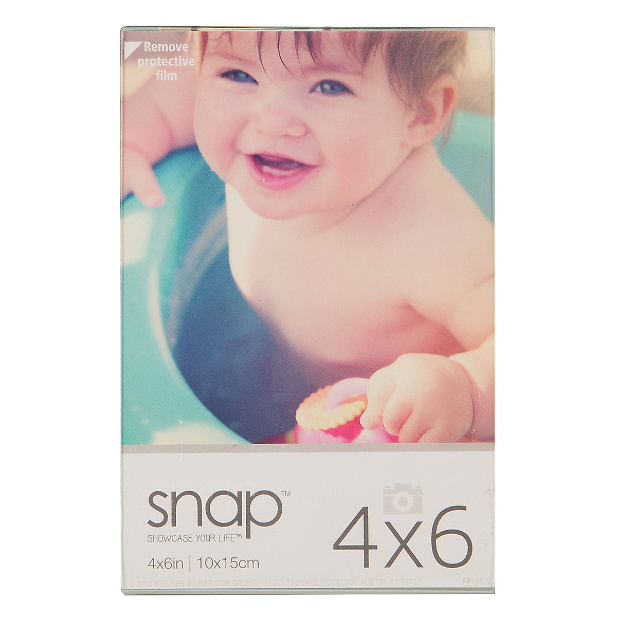 Snap 4-inch-by-6-inch Clear Bent Frame