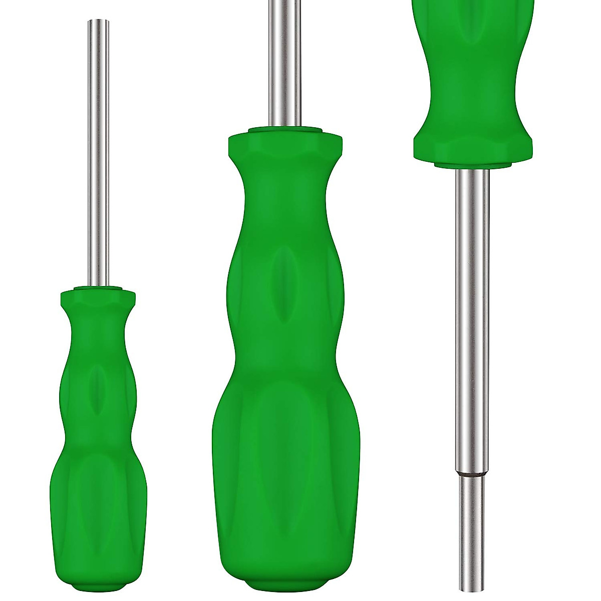 Gamebit Screwdriver Set, Security Screwdriver Bit Set 3.8mm and 4.5mm Security Screwdriver Bits Perfect fit for Virtual Boy, Opening Nintendo, Sega Consoles and Game Cartridges - Green