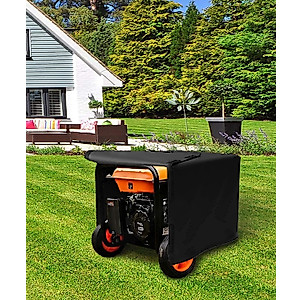 Homhelar Outdoor Waterproof Universal Generator Cover 32L x 24 W x 24H inch for Universal Portable Generators 5000-10,000 Watt