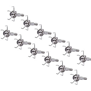 GPP 12PK Archery Small Game & Target Points Bowhunting Hunting Broad Head Judo Arrow Points,Paw Point,Flat Head