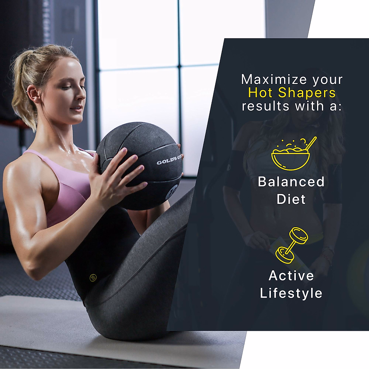 Hot Shapers Slimming Gel –Sweat Cream for Firming and Workout Muscle Recovery – Skin Tightening Lotion for the Body and Tummy Tuck