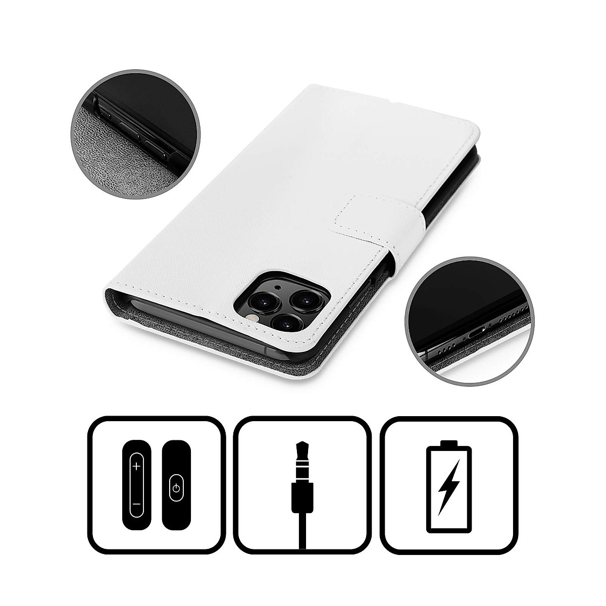 Head Case Designs Officially Licensed Peanuts Snoopy & Woodstock 2 Halfs and Laughs Leather Book Wallet Case Cover Compatible with Apple iPhone 15 Pro