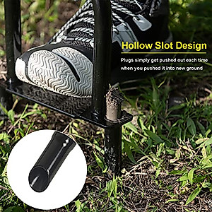 nutroeno 3 in 1 Lawn Aerator – 37 Inches Manual Plug Coring for Compacted Soils, Spike Aeration with 4.7 Iron Tines Small Yards, Twist Tiller Claw Cultivator Flower Box and Raised Bed., Green & Black