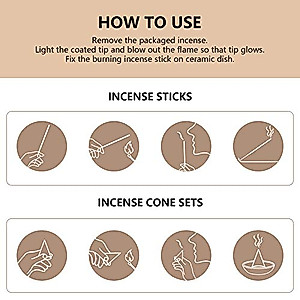 Incense Cones, Scented Incense Sticks, Incense Sticks with Incense Cones Gift Set, Incense, Incense Sticks, Incense Sticks Variety Pack, Incense Sticks Gift Set