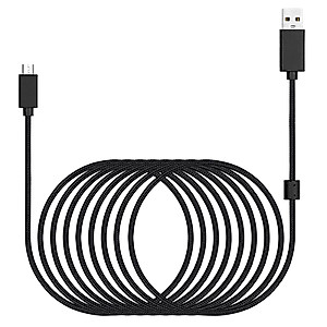 weishan Micro USB Audio Cable Replacement for Logitech G633 G933 Headset for Charging or Aux Braided 6 ft