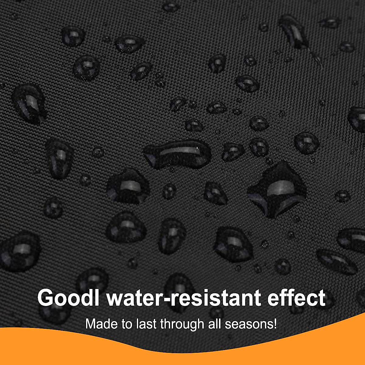 LBTING Fire Pit Cover, 22 inch Cover for 18-22 inch Round Firepit, Waterproof Windproof Dustproof UV-Resistant Heavy Duty Cover for Outdoor Patio Firepit Table - Black