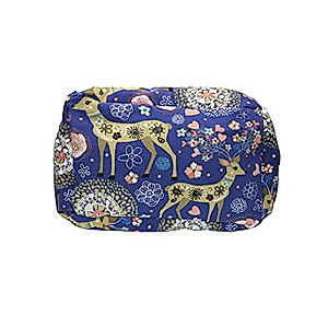 Wontee Guinea Pig Bed Warm Hammock Snuggle Bed for Young Guinea Pig Small Ferret Rat Sugar Glider Squirrel (Blue Elk)