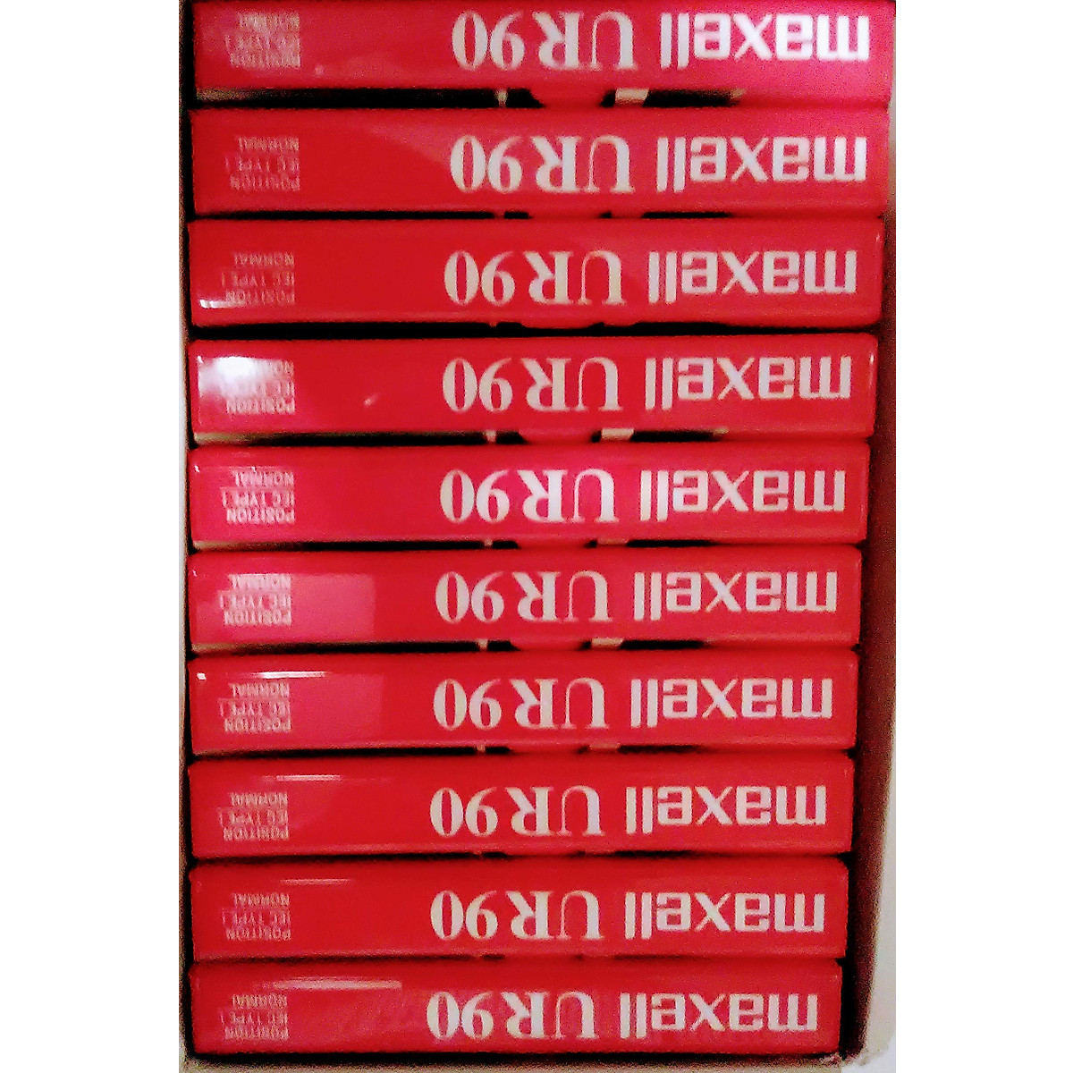 Maxell Ur-90 Normal Bias Audio Cassette 90min (Pack of 10 - 90 Minute Tapes