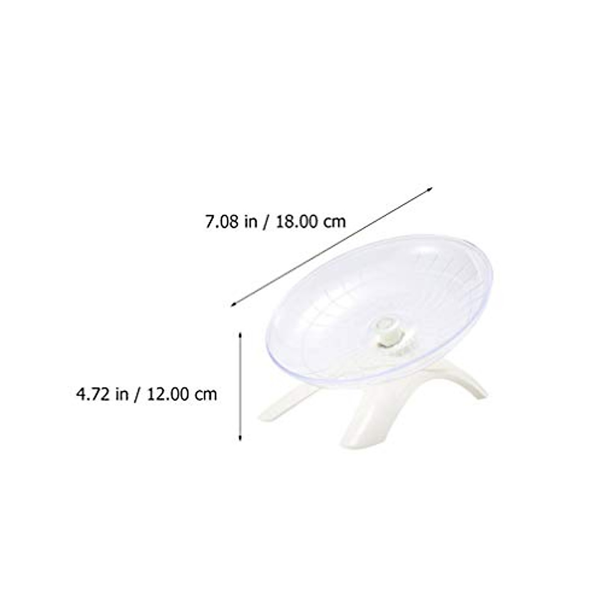 POPETPOP Hamster Pet Flying Saucer Exercise Wheel Toy Spinner for Gerbil Rat Chinchillas Guinea Pig Squirrel Small Animal