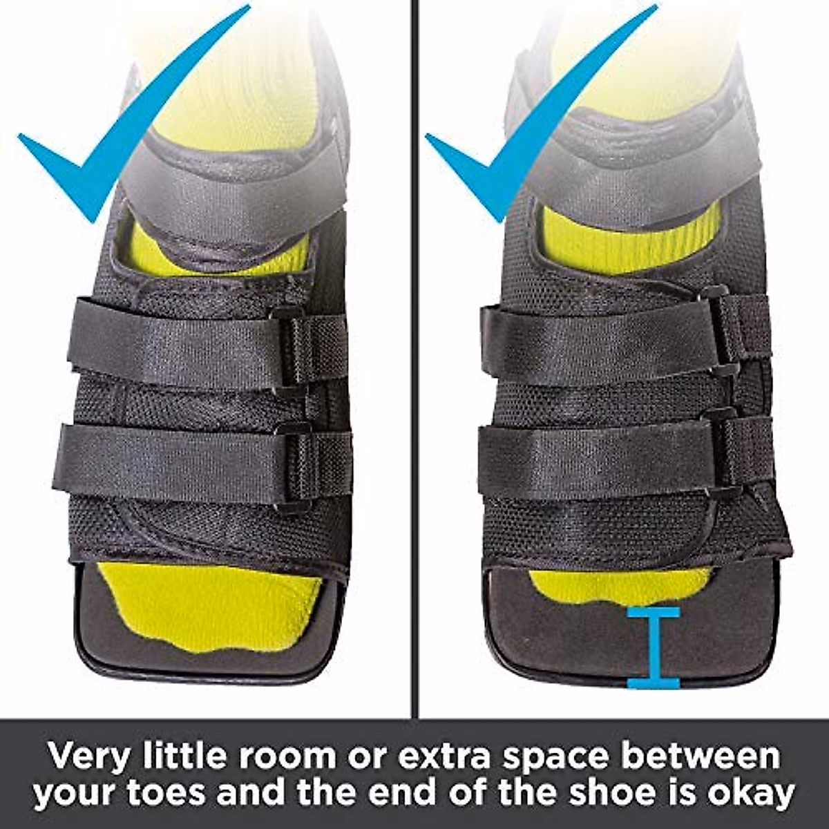 BraceAbility Post-op Shoe for Broken Foot or Toe | Medical / Surgical Walking Shoe Cast Boot, Stress Fracture Brace & Orthopedic Sandal with Hard Sole (LARGE - FEMALE)