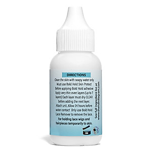 The Hair Diagram - Bold Hold Extreme Creme Reloaded - Strong Hold Glue for Lace Front Wigs and Hair Systems - Invisible Bonding - Non Toxic - No Odor or Latex - Humidity & Water Resistant- 1.3oz