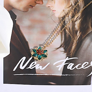 Gold Anastasia Necklace for Women Lost Princess Inspired Together In Paris Halloween Christmas Birthday Gift