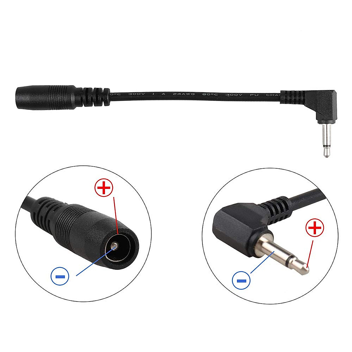 Mr.Power 3.5 Postive Tip Power Supply Converter for Electro Harmonix EH DOD Guitar Pedals (2 pcs)