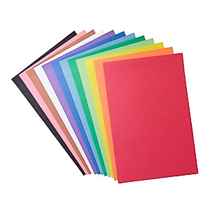 Crayola Giant Construction Paper Pad 18"X12"-48 Sheets W/Stencil