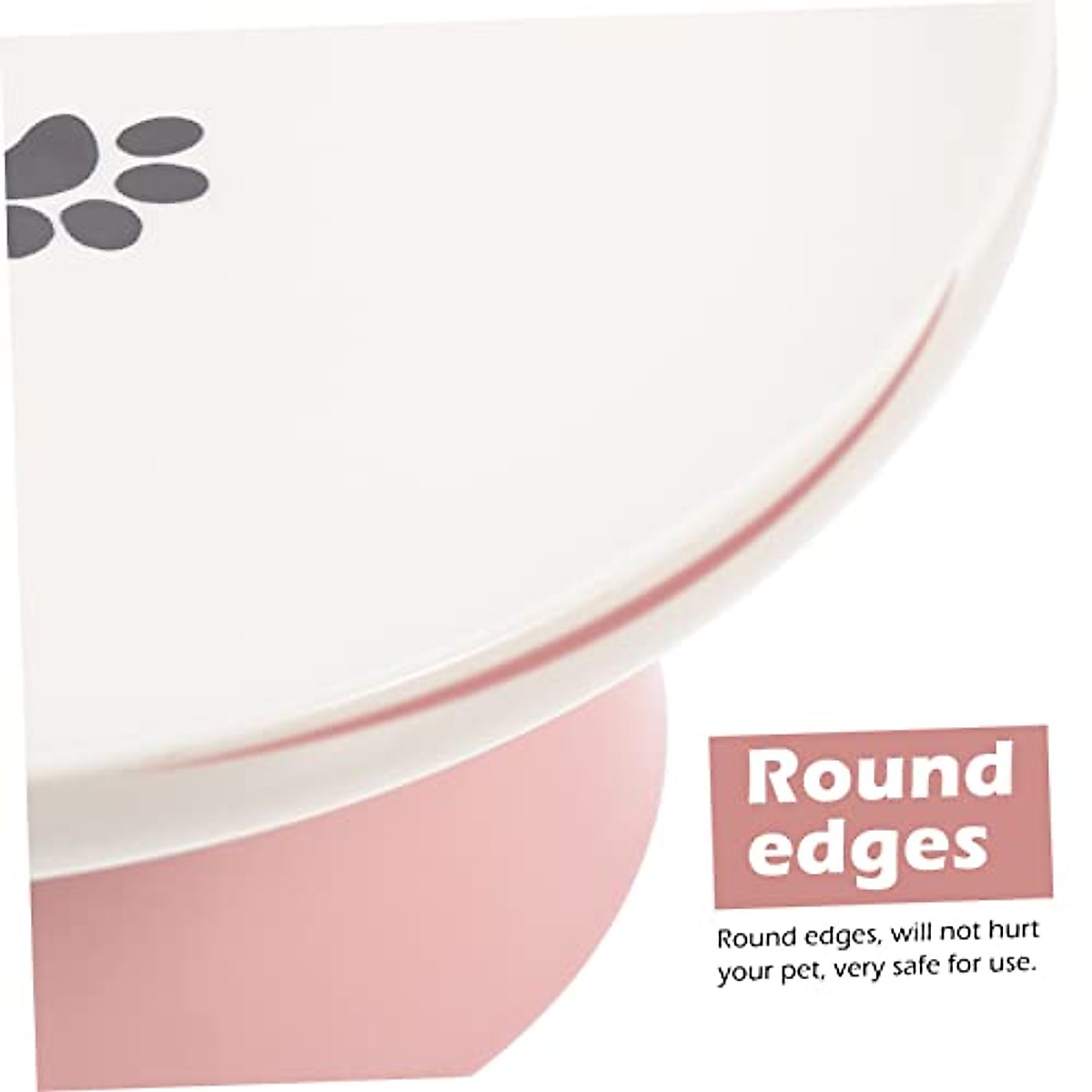 Dishes Feeding Dogs Protection Food Raised Washable Dishwasher Prevention Stand Eating House Backflow Pet Water Neck Puppy Kitten Stable Safe Supply Base Tray Easy Holder Feeder